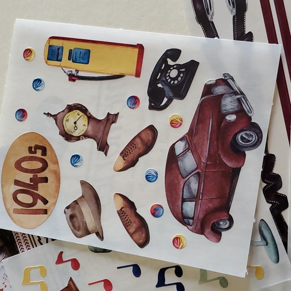 Creative Memories | Office | Creative Memories 4s Decade Stickers 940 ...